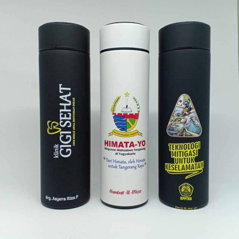 Tumbler Stainless LED SUHU SS003 (Free Grafir) - Custom Souvenir
