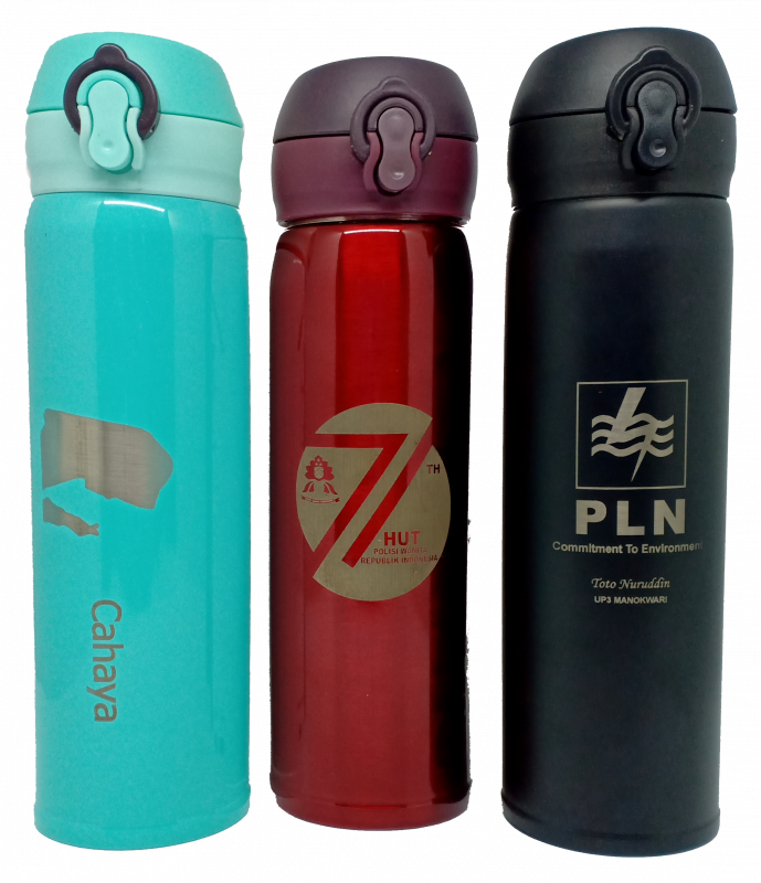 Tumbler Stainless SS002 (Free Grafir) 25pcs - Custom Souvenir