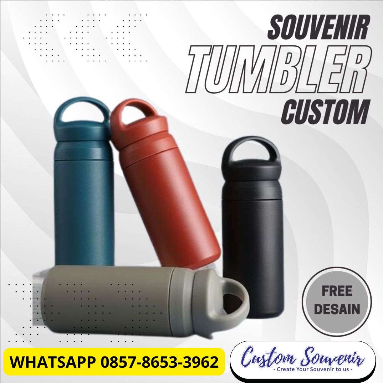 Tumbler Stainless Steel SUS 316 untuk Souvenir & Merchandise - Custom ...
