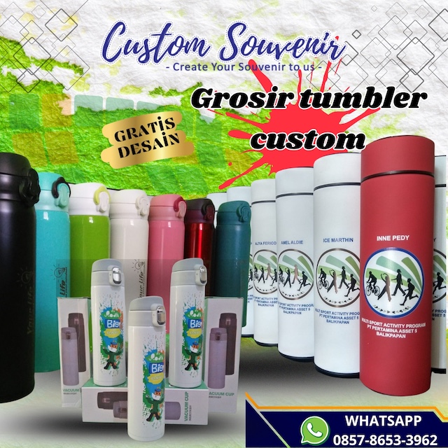 Vendor Tumbler Jogja: Tumbler Custom Berkualitas - Custom Souvenir