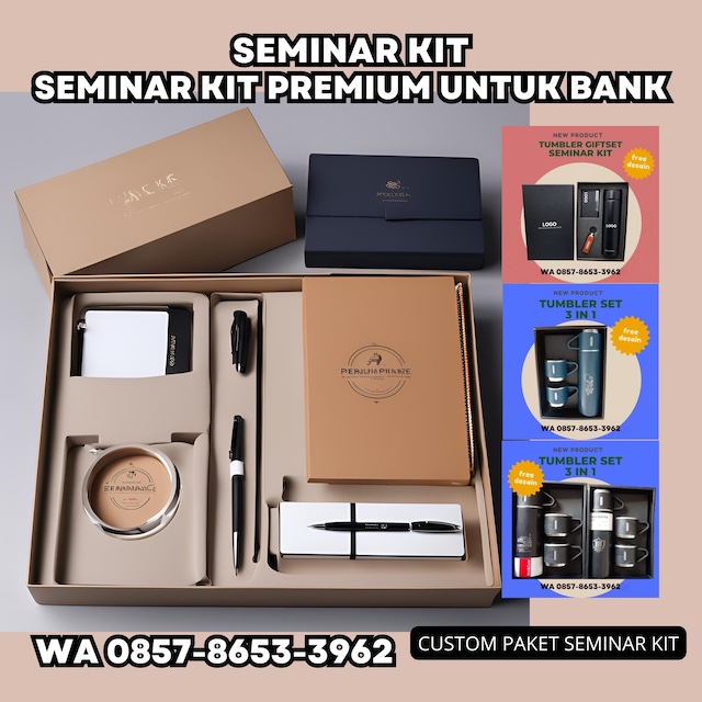 Vendor Seminar Kit Custom Terbaik untuk Acara Profesional - Custom Souvenir