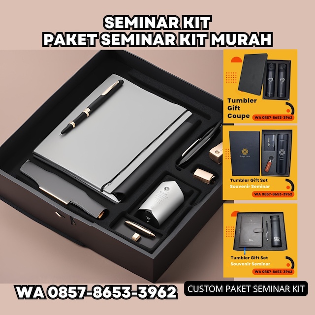 Vendor Seminar Kit Custom Eksklusif untuk Acara Berkesan - Custom Souvenir