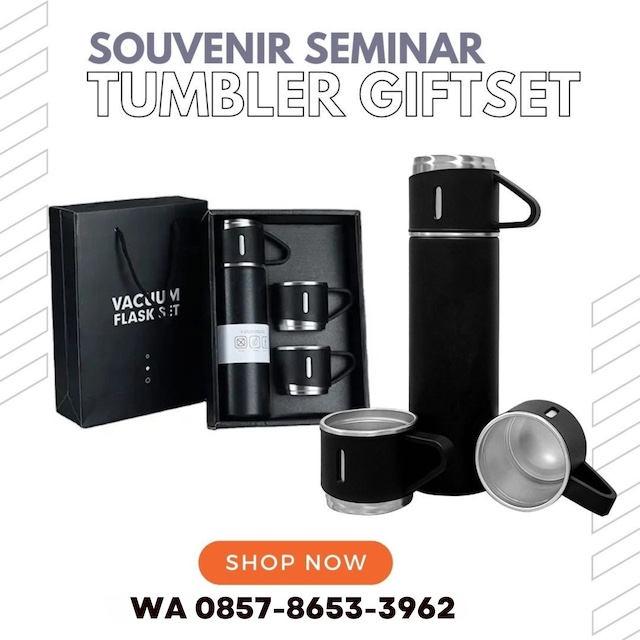 Cetak Logo Tumbler untuk Branding Instansi dan Media - Custom Souvenir